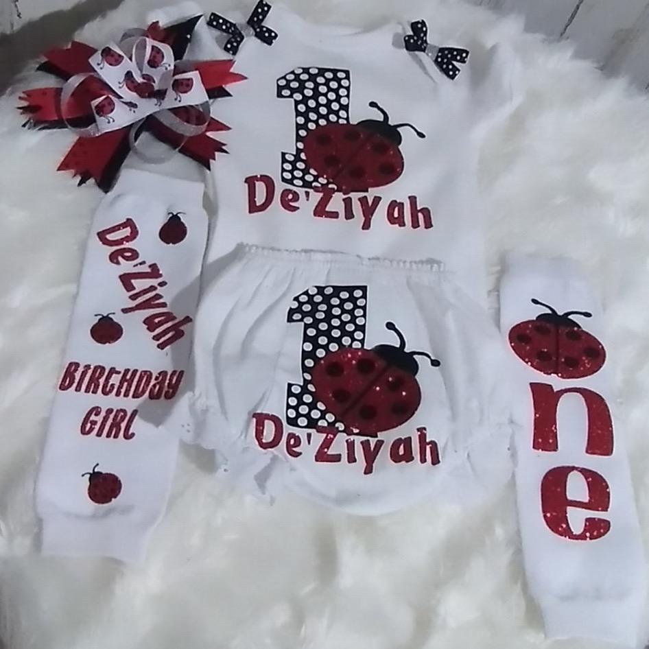 First Birthday Outfit Set – Princess Layla Boutique